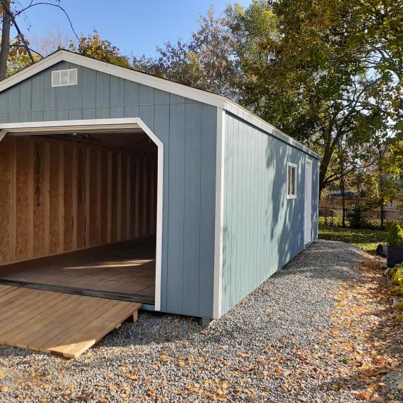 Canadian Portable Garage - Gable Roof | Better Way Sheds